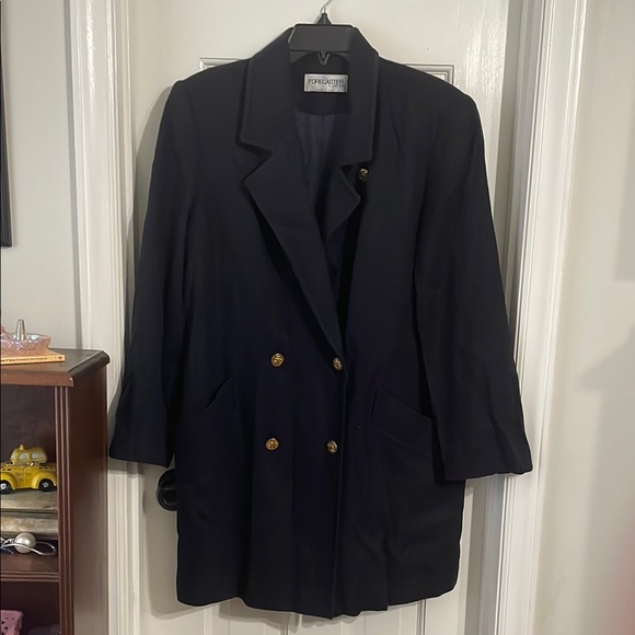 forecaster of boston | Jackets & Coats | Navy Blue Classic Blazers Suit ...